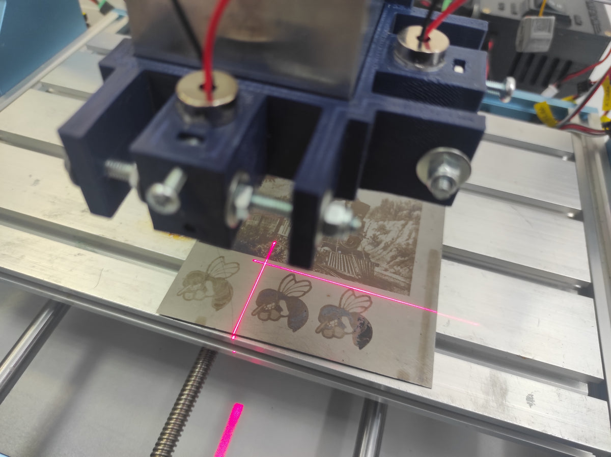 System for focusing and for determining the start of the laser positio ...